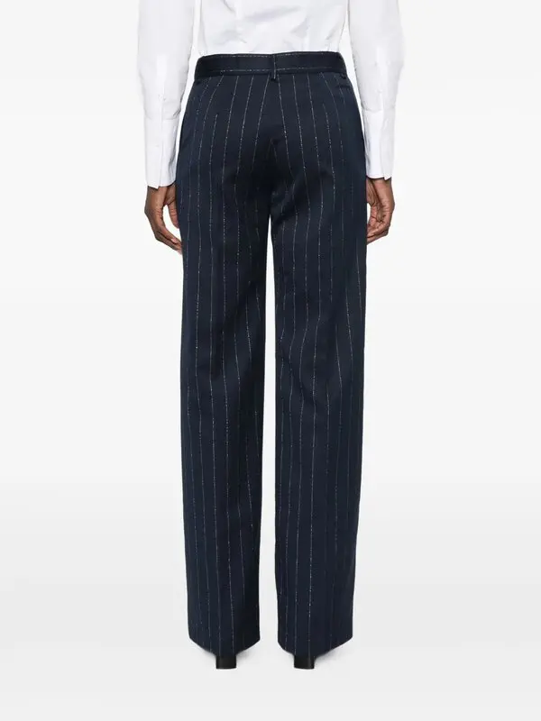 ERMANNO FIRENZE Pinstriped Casual Trousers
