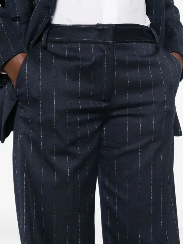 ERMANNO FIRENZE Pinstriped Casual Trousers