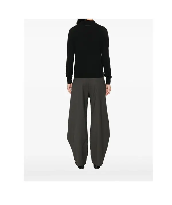 ERMANNO FIRENZE Lace-panel Knit Top