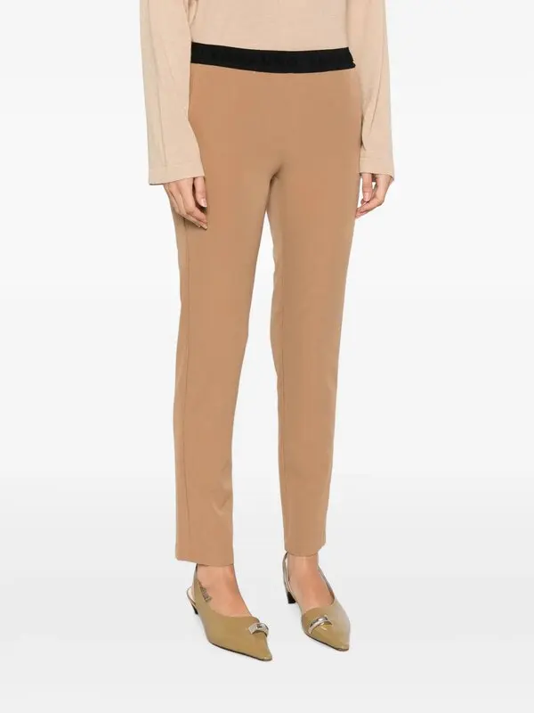 ERMANNO FIRENZE Logo-waistband Casual Trousers