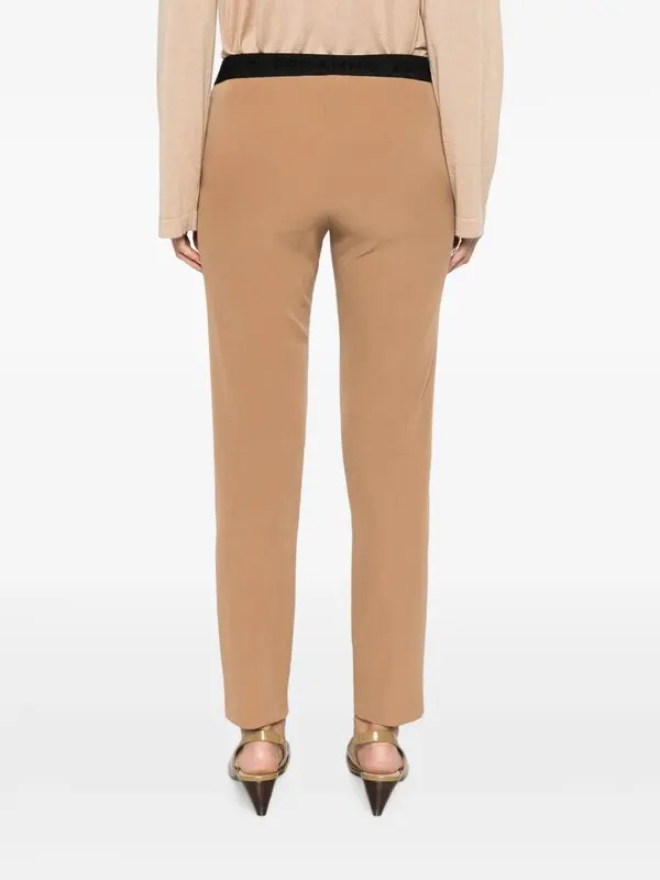 ERMANNO FIRENZE Logo-waistband Casual Trousers