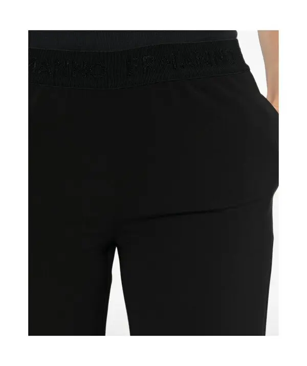 ERMANNO FIRENZE Logo-waistband Casual Trousers