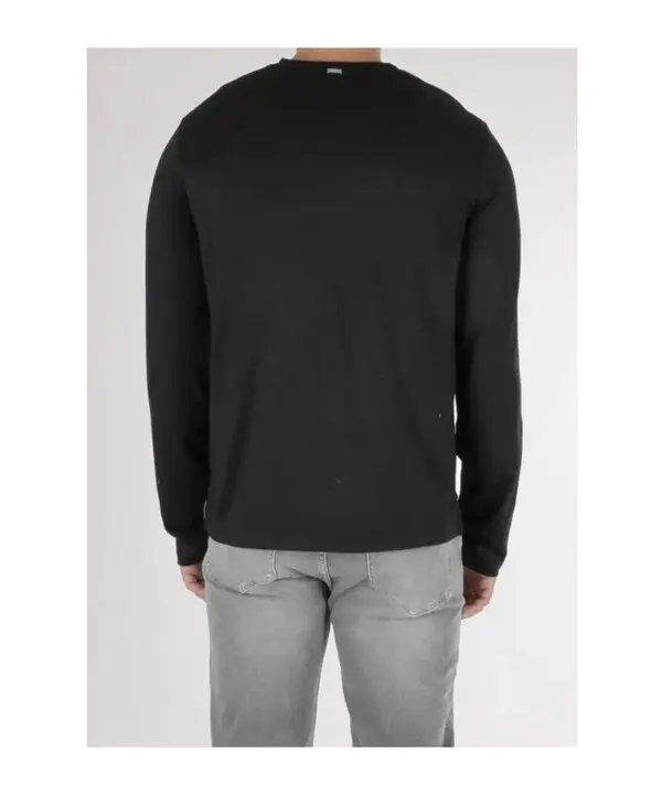 Herno Classic Long-sleeve Wool T-shirt - Black