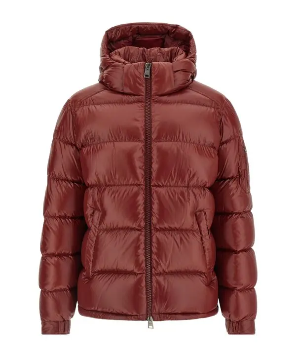 Herno Long-sleeved Padded Jacket With Hood - Red