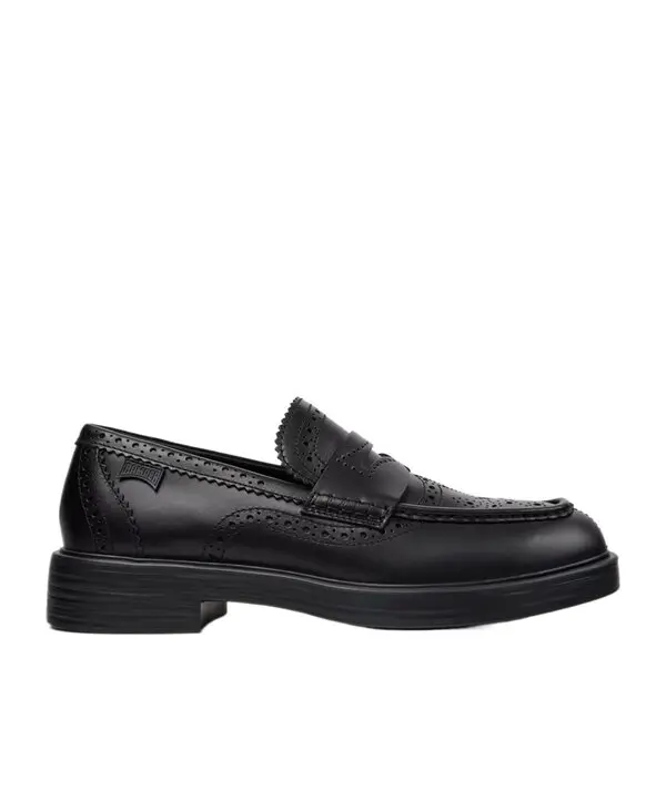Camper Leather Moccasins For