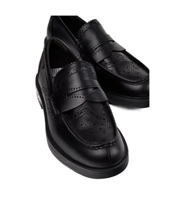 Camper Leather Moccasins For