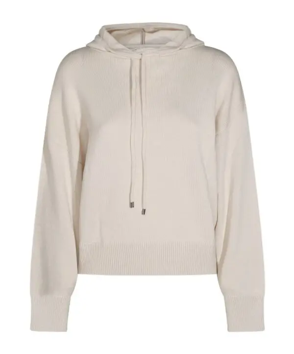 Antonelli Firenze Ribbed Hem Hooded Sweater - No