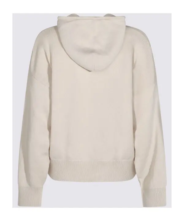 Antonelli Firenze Ribbed Hem Hooded Sweater - No