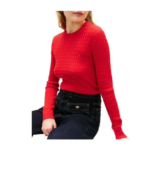 Tommy Hilfiger Cableknit Crewneck Longsleeve Sweater