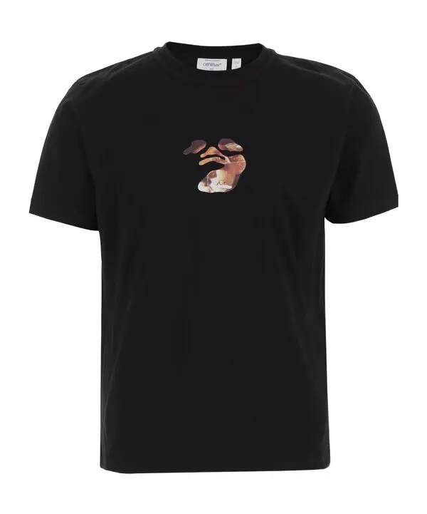 Off-White Logo Printed Crewneck T-shirt
