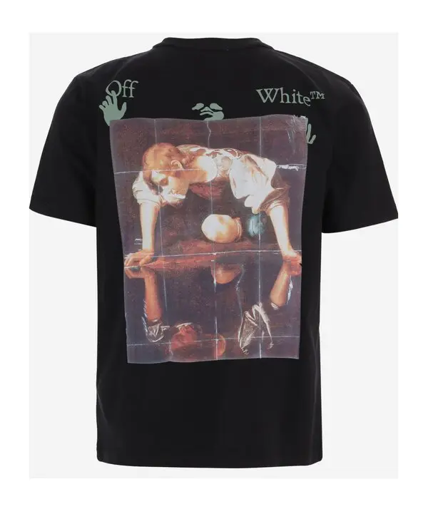 Off-White Logo Printed Crewneck T-shirt