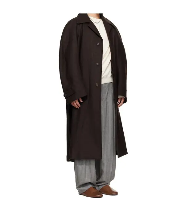 HED MAYNER Wool Blend Long Coat