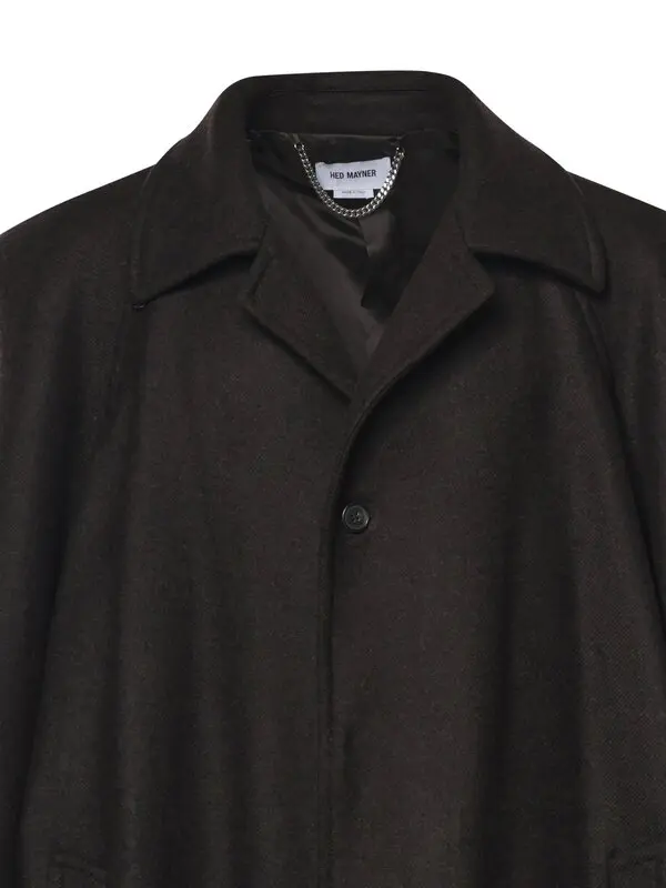 HED MAYNER Wool Blend Long Coat