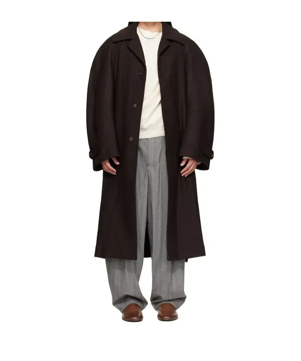 HED MAYNER Wool Blend Long Coat