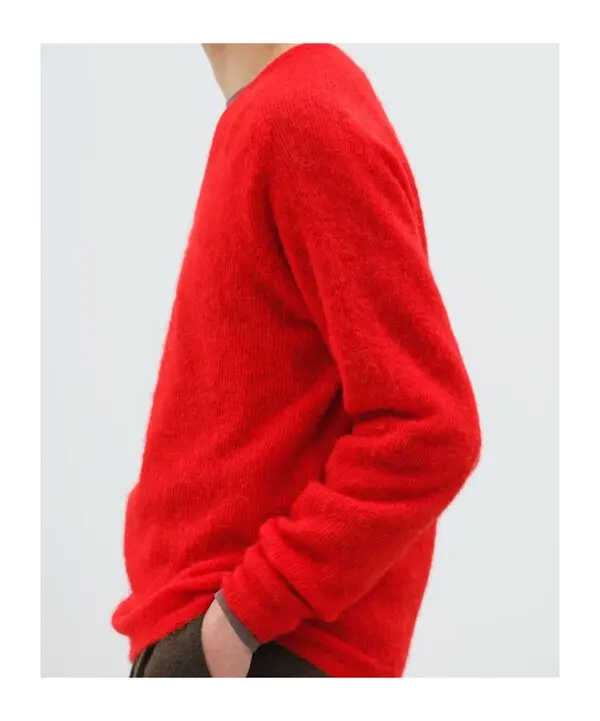 Auralee Long-sleeved V-neck Sweater