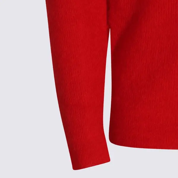 Auralee Long-sleeved V-neck Sweater