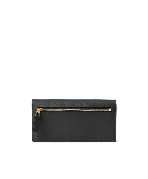 Ralph Lauren Crossgrain Leather Long Wallet
