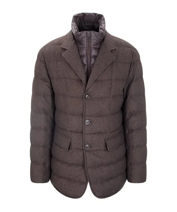 Herno Quilted Long-sleeve Padded Jacket - Black