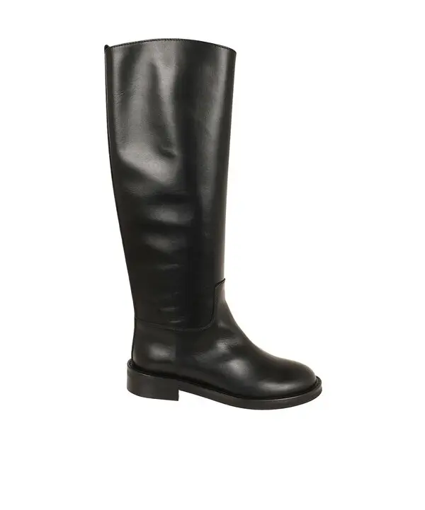 VIA ROMA 15 High Shaft Riding Boots - Black