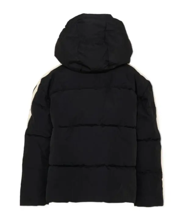 Palm Angels Long-sleeve Padded Hooded Jacket With Logo Detail