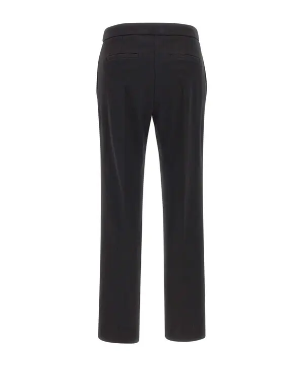 KAOS Straight-leg Tailored Pants With Hem Slits
