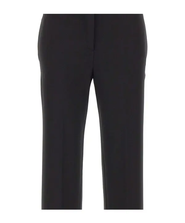 KAOS Straight-leg Tailored Pants With Hem Slits