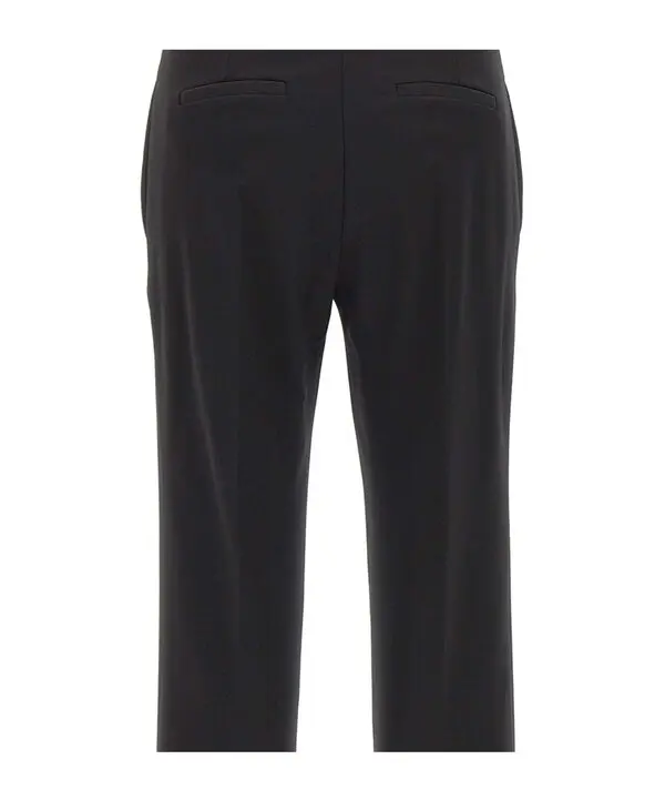 KAOS Straight-leg Tailored Pants With Hem Slits