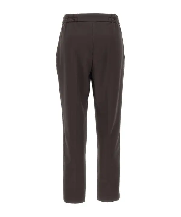 KAOS Straight-leg Trousers With Elastic Waistband
