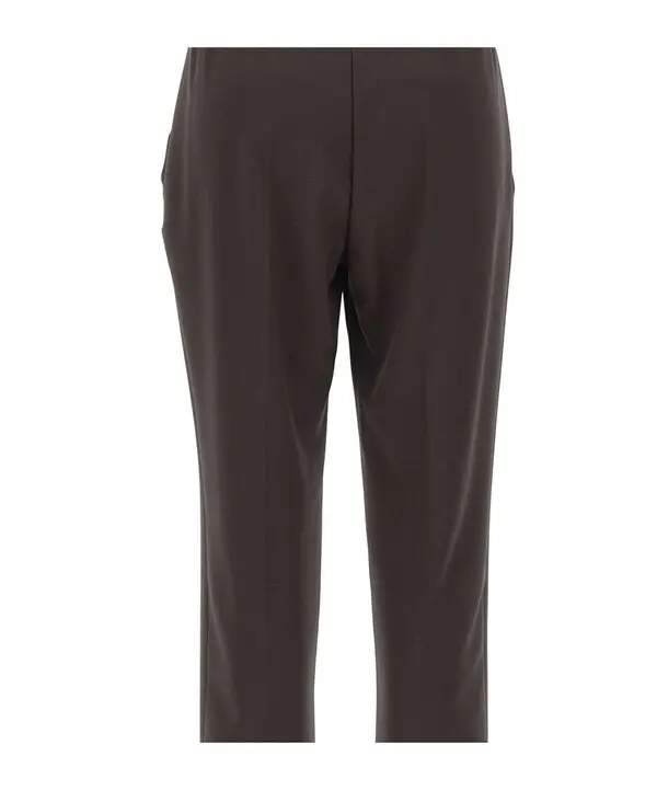 KAOS Straight-leg Trousers With Elastic Waistband