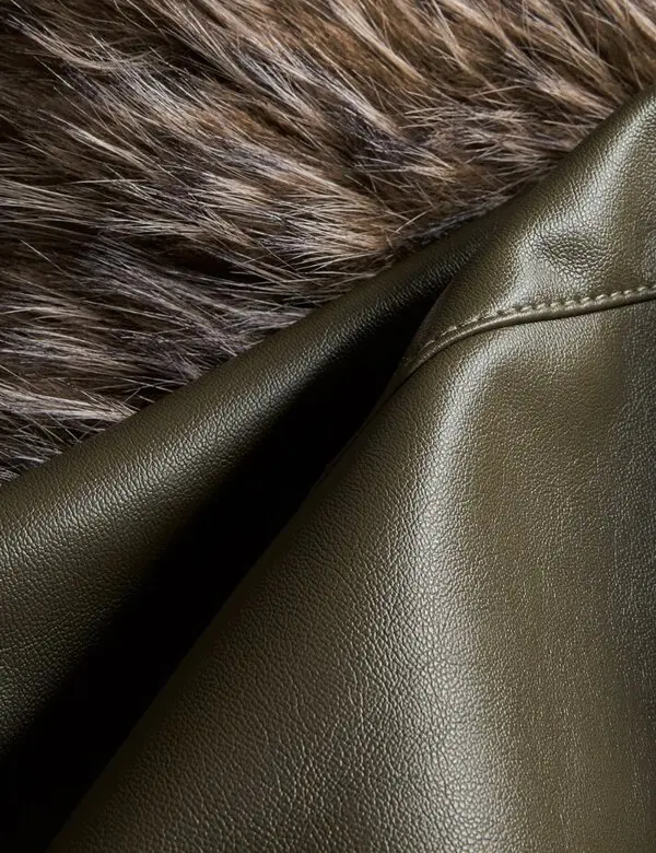 Zimmermann Panelled Faux Fur Coat