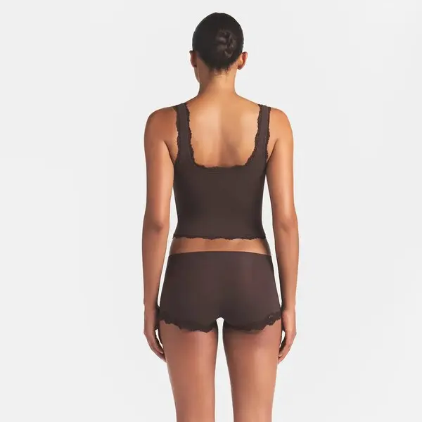 SKIMS Tank Top | Deep Neutral | | Fits Everybody Lace