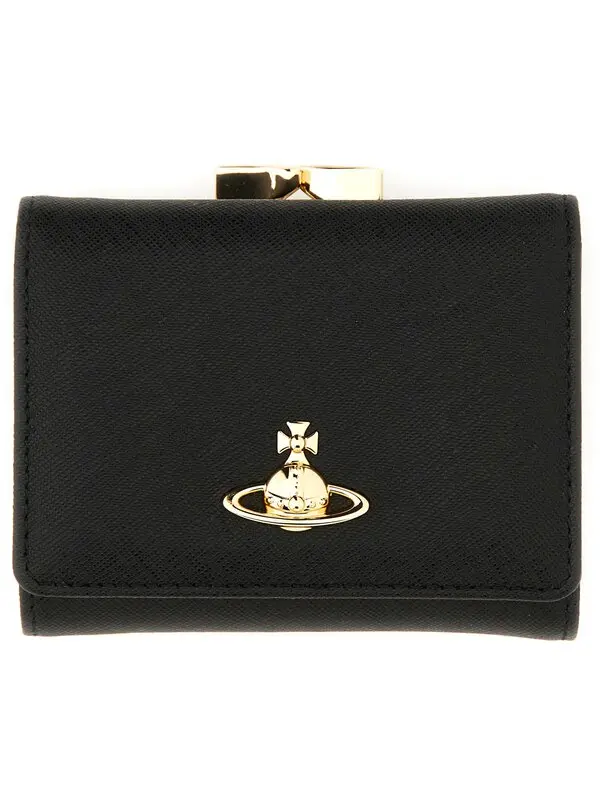 VIVIENNE WESTWOOD Orb Detail Wallet - Black