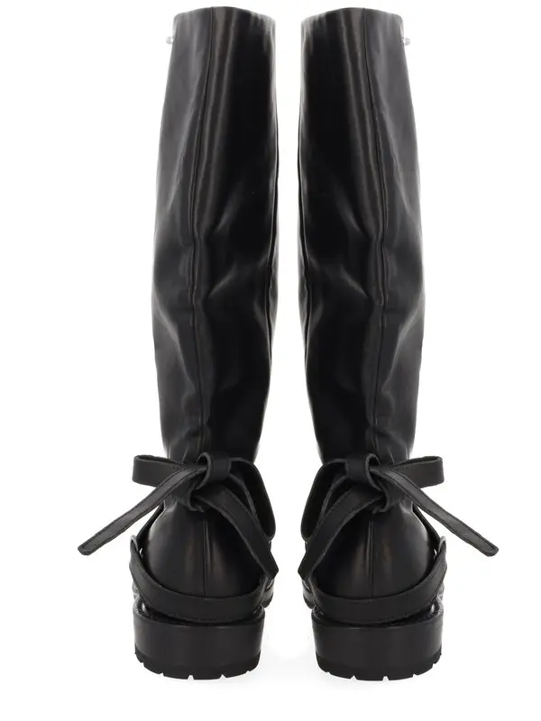 Our Legacy Stivale "high Engine" Leather Boots