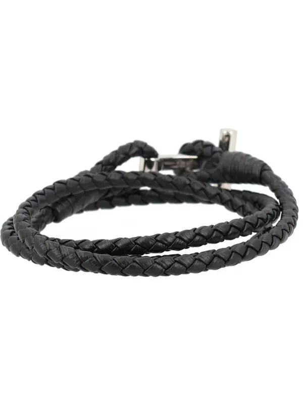 TOM FORD Bracciale In Pelle Intrecciata