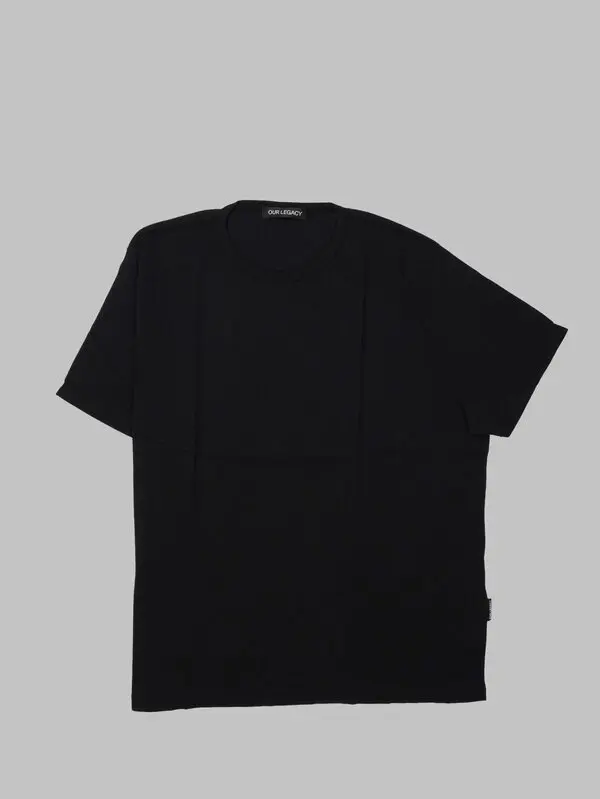 Our Legacy T-shirt "new Box - Black