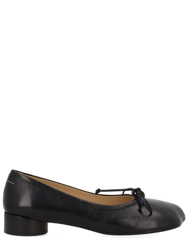 MAISON MARGIELA Ballerina Anatomica In Pelle - Black