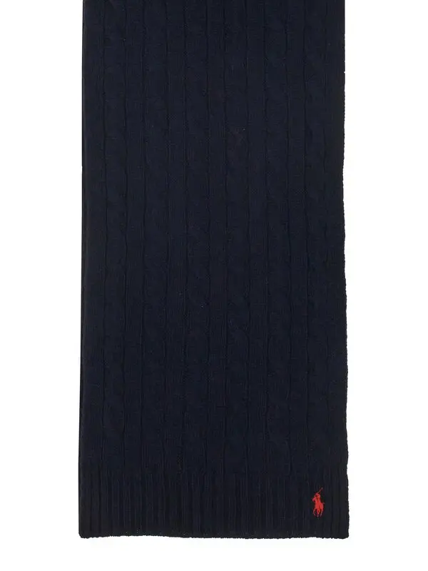 Polo Ralph Lauren Sciarpa In Lana E Cashmere A Trecce