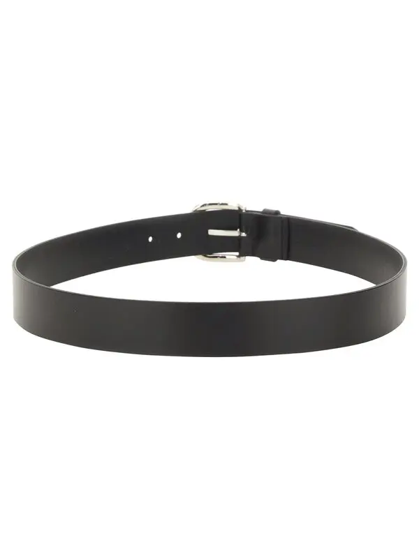 MARANT Zaph Leather Belt - Black