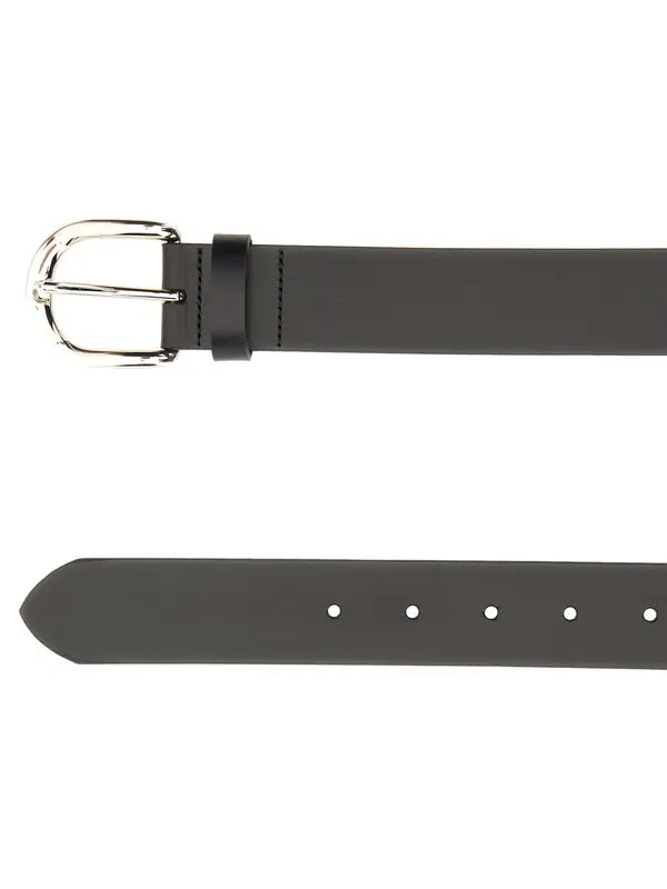 MARANT Zaph Leather Belt - Black