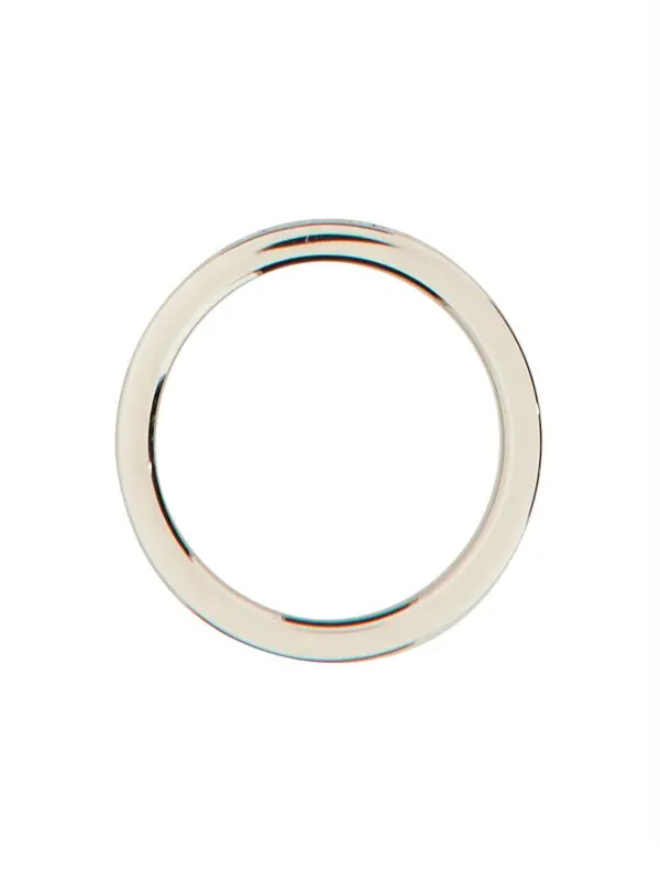 MAISON MARGIELA Anello Con Logo "numeric Minimal Signature" Slim