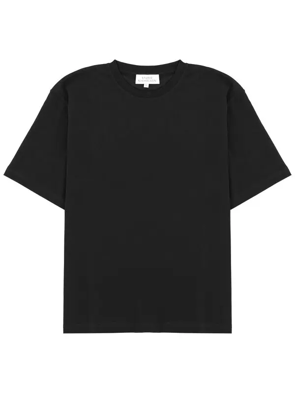 Studio Nicholson T-shirt In Cotone - Black