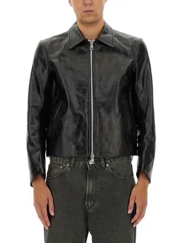 Our Legacy Giacca Mini In Pelle