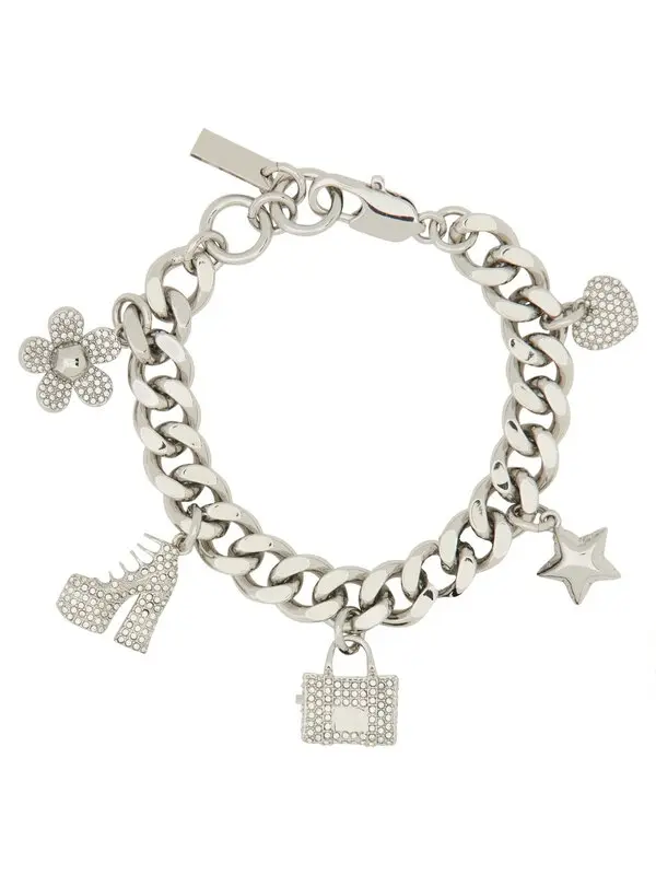 Marc Jacobs Bracciale "the Pave Mini Icon Charm