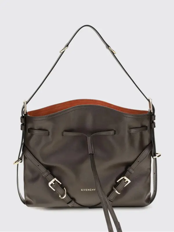 Givenchy Buckled Shoulder Bag - Brown