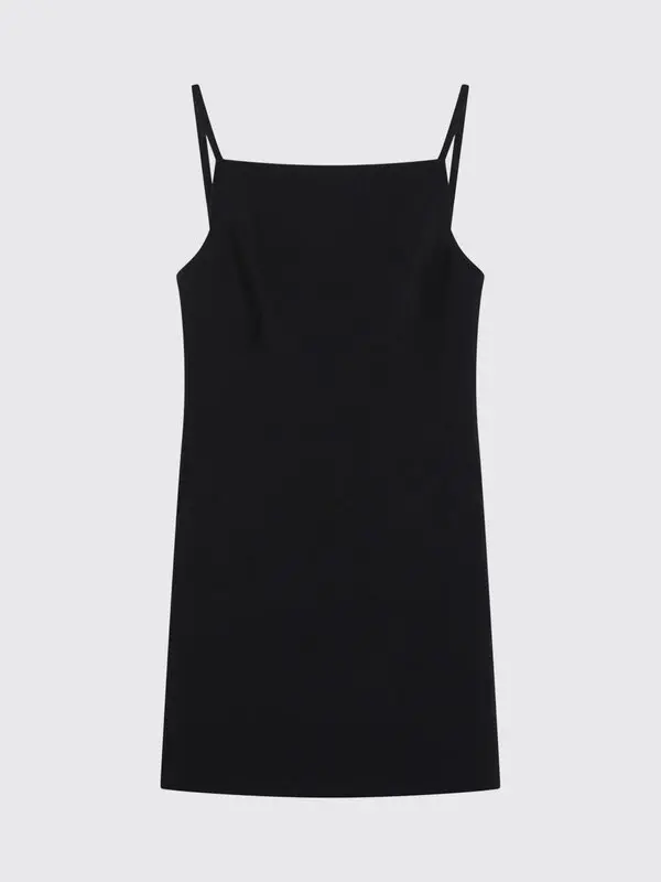 Givenchy Slim Fit Sheath Mini Dress With Square Neckline And Thin Straps