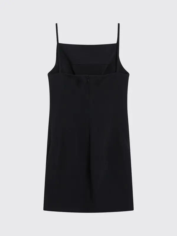 Givenchy Slim Fit Sheath Mini Dress With Square Neckline And Thin Straps