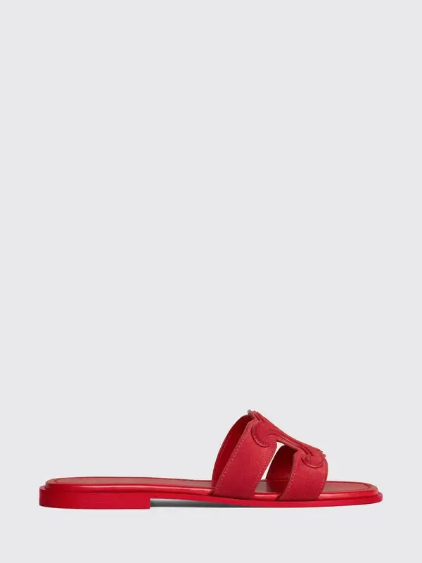 Celine Heeled Sandal - Red