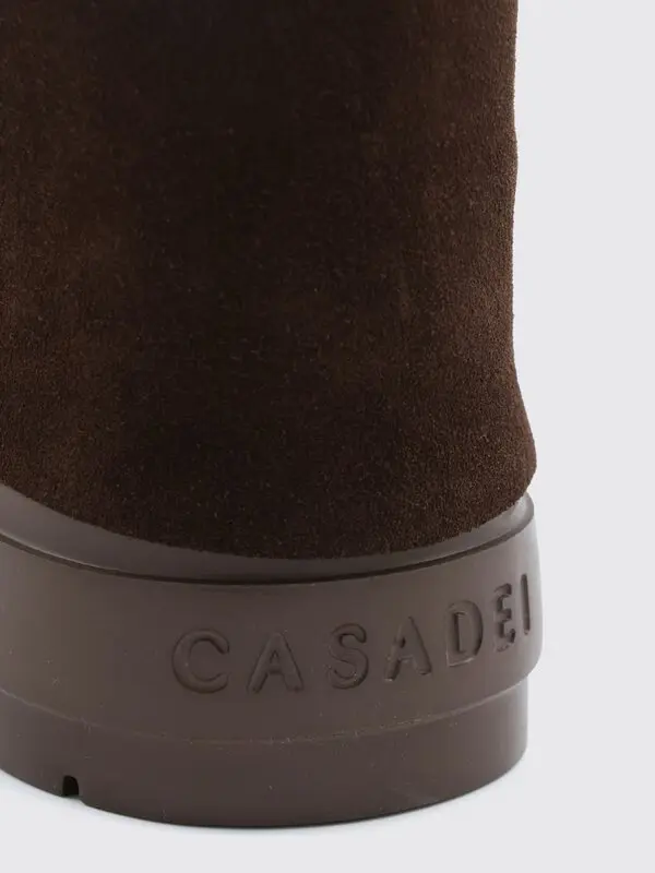 Casadei Suede Knee-high Wedge Boots