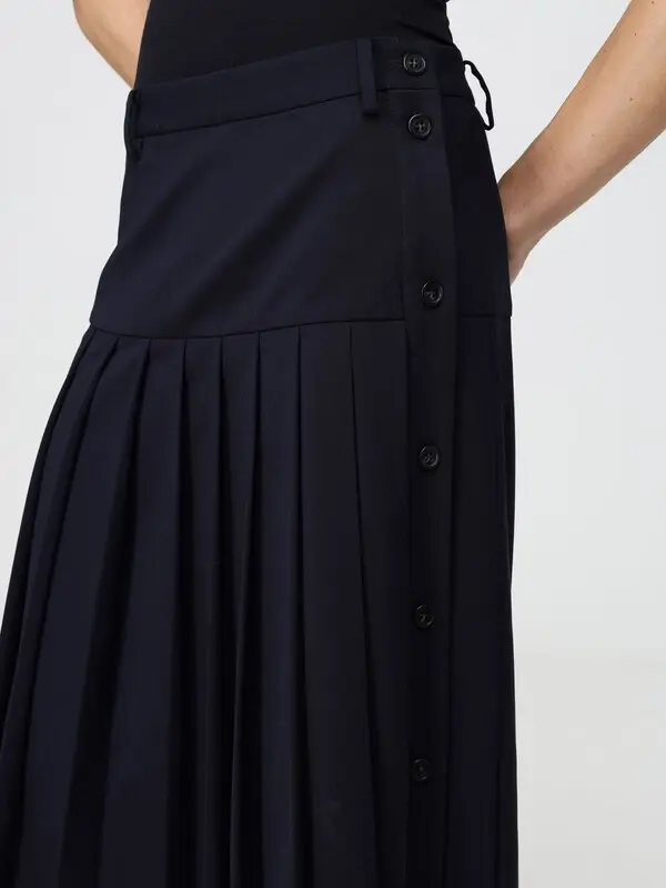N° 21 Pleated Midi Skirt
