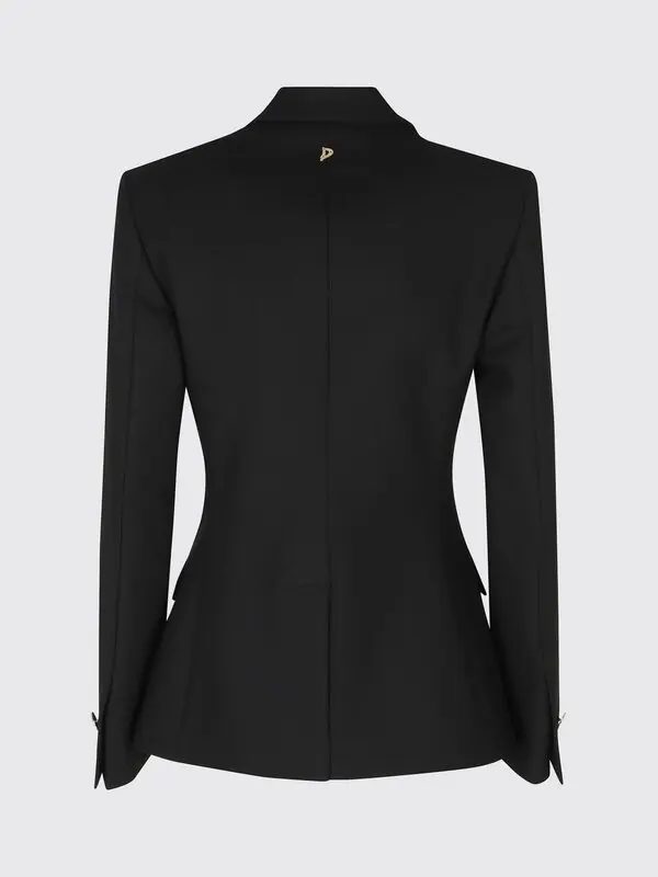 DONDUP Double-breasted Viscose Blazer With Peak Lapels And Metal Buttons
